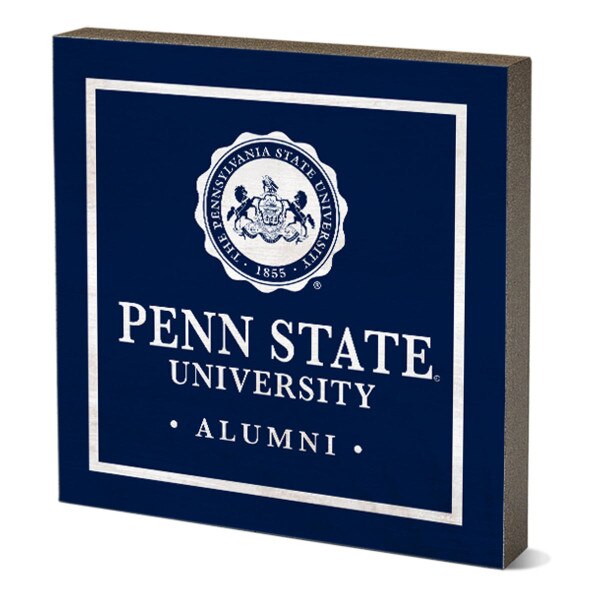 Table Top Square Seal Alumni Sign | Student Book Store