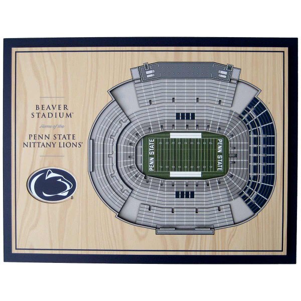 Sign 5-Layer Beaver Stadium Wall Art | Student Book Store