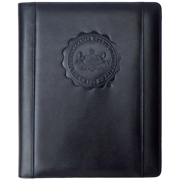 Portfolio Black Leather Pennsylvania State University Seal | Student ...